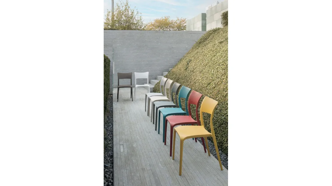 Sedia impilabile Cordoba di Target Point